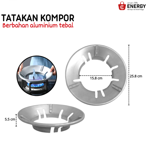 TATAKAN KOMPOR ALUMINIUM - Energy Bali