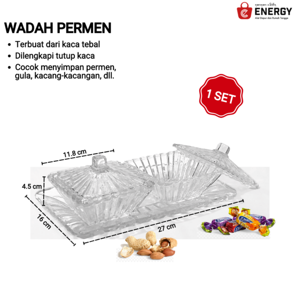ELEGANT WADAH PERMEN/GULA - Energy Bali