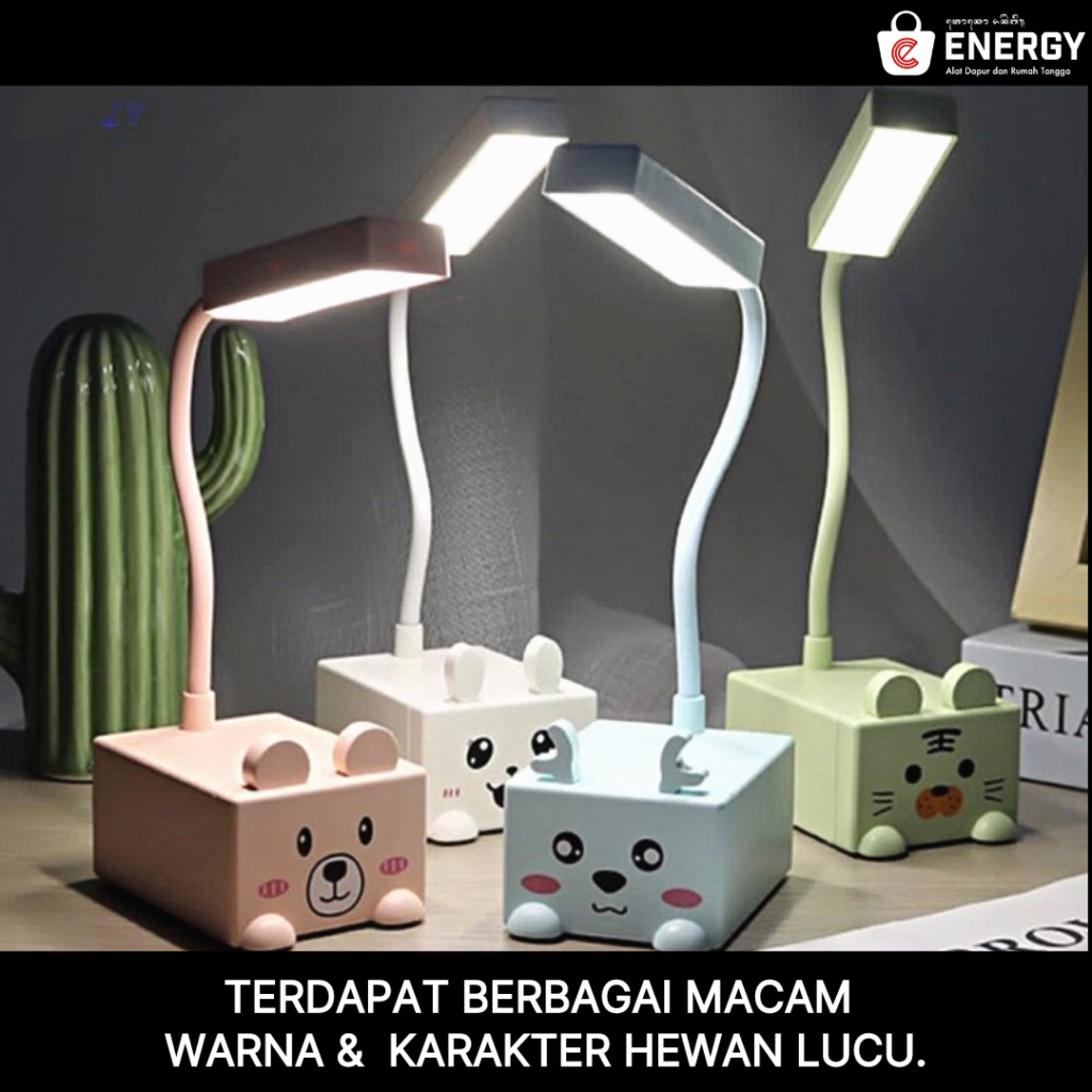 LAMPU MEJA LED PORTABLE - Energy Bali