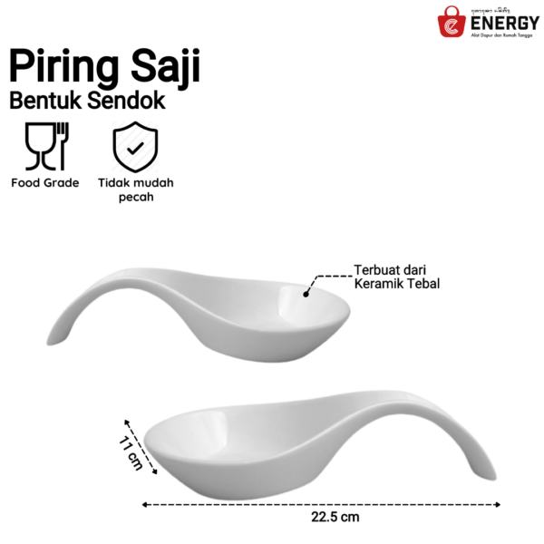 PIRING SAJI BENTUK SENDOK - Energy Bali