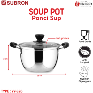 SUBRON SOUP POT 5 LITER - Energy Bali