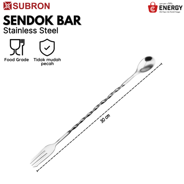 SUBRON LONG BAR SPOON 30 CM - Energy Bali
