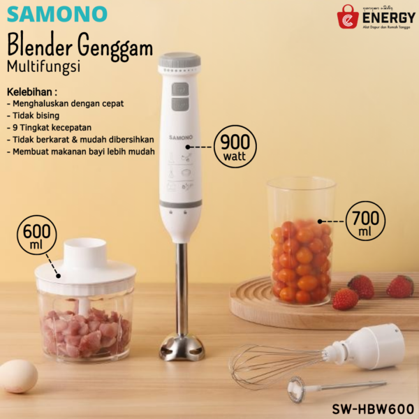 SAMONO HAND BLENDER MULTIFUNGSI - Energy Bali