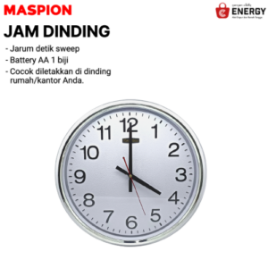 MASPION JAM DINDING SWEEP - Energy Bali