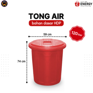 MPW TONG AIR MERAH 120 LITER - Energy Bali