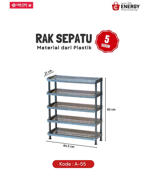 LION STAR RAK SEPATU SUSUN 5 - Energy Bali